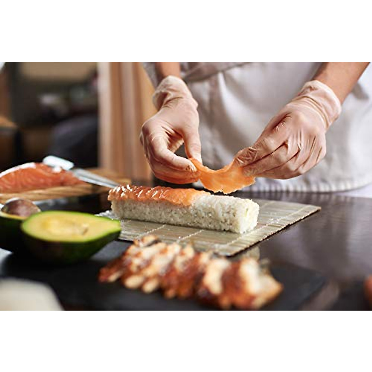 Disposable Plastic Vinyl Clear Gloves (Small, 100, Count)