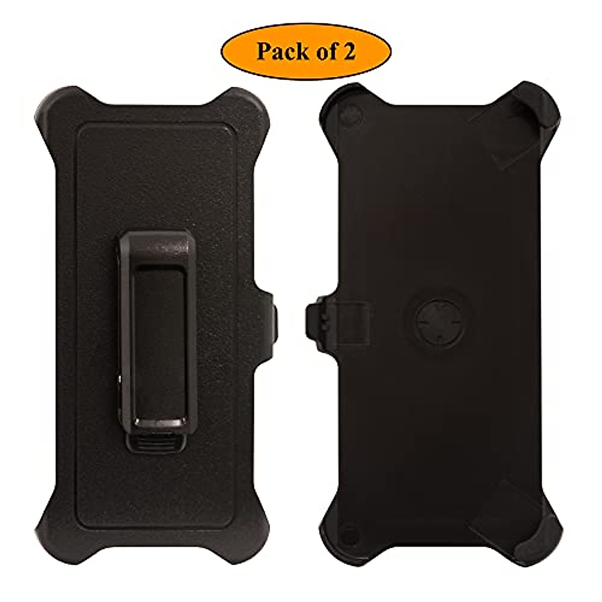 Caseium Holster Belt Clip Replacement [2 Pack] Compatible with OtterBox Defender Series Case for Apple iPhone 12 / iPhone 12 Pro (6.1") - 2PCS