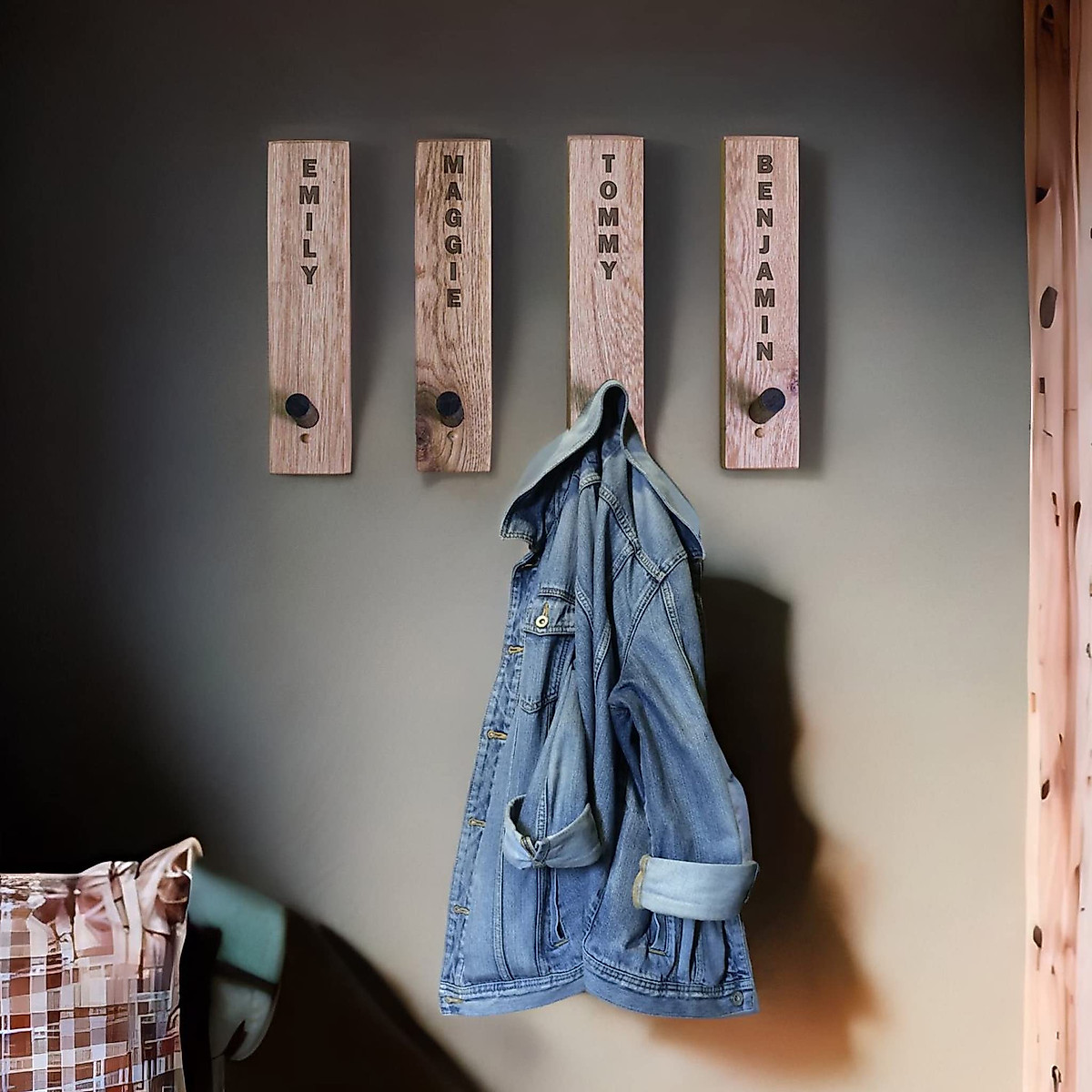 Personalized Wall Hooks, Towel Hooks, Coat Hooks