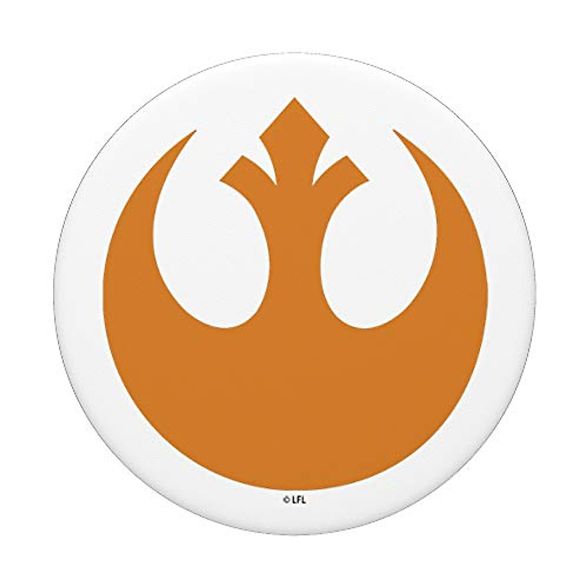 Star Wars Rebel Symbol Orange PopSockets PopGrip: Swappable Grip for Phones & Tablets