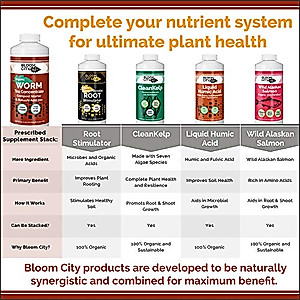 Liquid Concentrate Worm Tea - Liquid Worm Castings Organic Fertilizer - Organic Compost Tea for Plants & Bokashi, 1/2 Pint (8 oz)