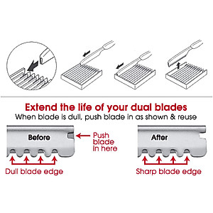 Olivia Garden The Edge™ - box of 10 replacement blades