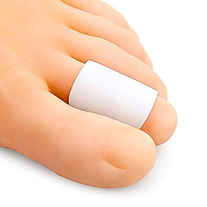 Bukihome 12 PCS Toe Sleeves, Silicone Toe Protectors to Cushion Toe Blister, Corn, Callus, Great for Running, Walking, Stop Toe Pain.