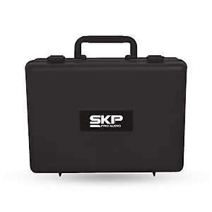 SKP Pro Audio Microphone for Singing, Concerts, Studio and Events - Professional PRO-33K Dynamic Cardioid 3 Microphones Kit - XLR Connectivity - Includes Mic Stand and Accessories