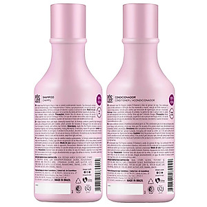 INOAR – POS Progress Shampoo & Conditioner Kit, Keratin Treatment, Strengthen Hair, Healthy, Soft, Smooth Hair, Anti-Frizz, Hair Repair, Vegan Hair Products for Men and Women (8.45 oz. each)