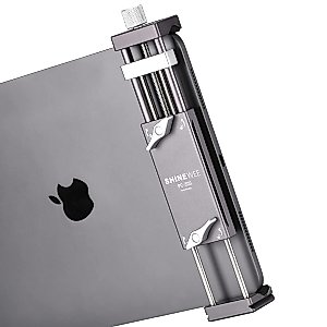 SHINEWEE Aluminum Tablet Tripod Mount Adapter, Clamp Tablet Holder Fits iPad, Air, Pro, Mini, 1 2 3 4 5, Use on Tripod, Monopod, Selfie Stick, Tabletop Stand Etc