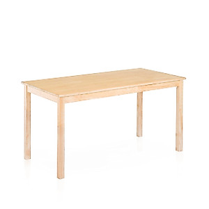 Guidecraft Rectangular Wooden Classroom Table, 23" Tall Children's Activity Table for Preschool