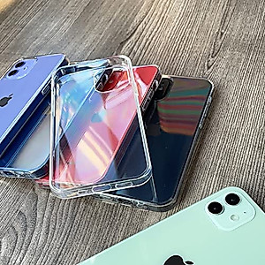 JJGoo Compatible with iPhone 12 Case & 12 Pro Case Clear Soft Transparent Shockproof Protective Slim Thin Bumper Phone Cover for 12 and 12 Pro - 6.1 inch