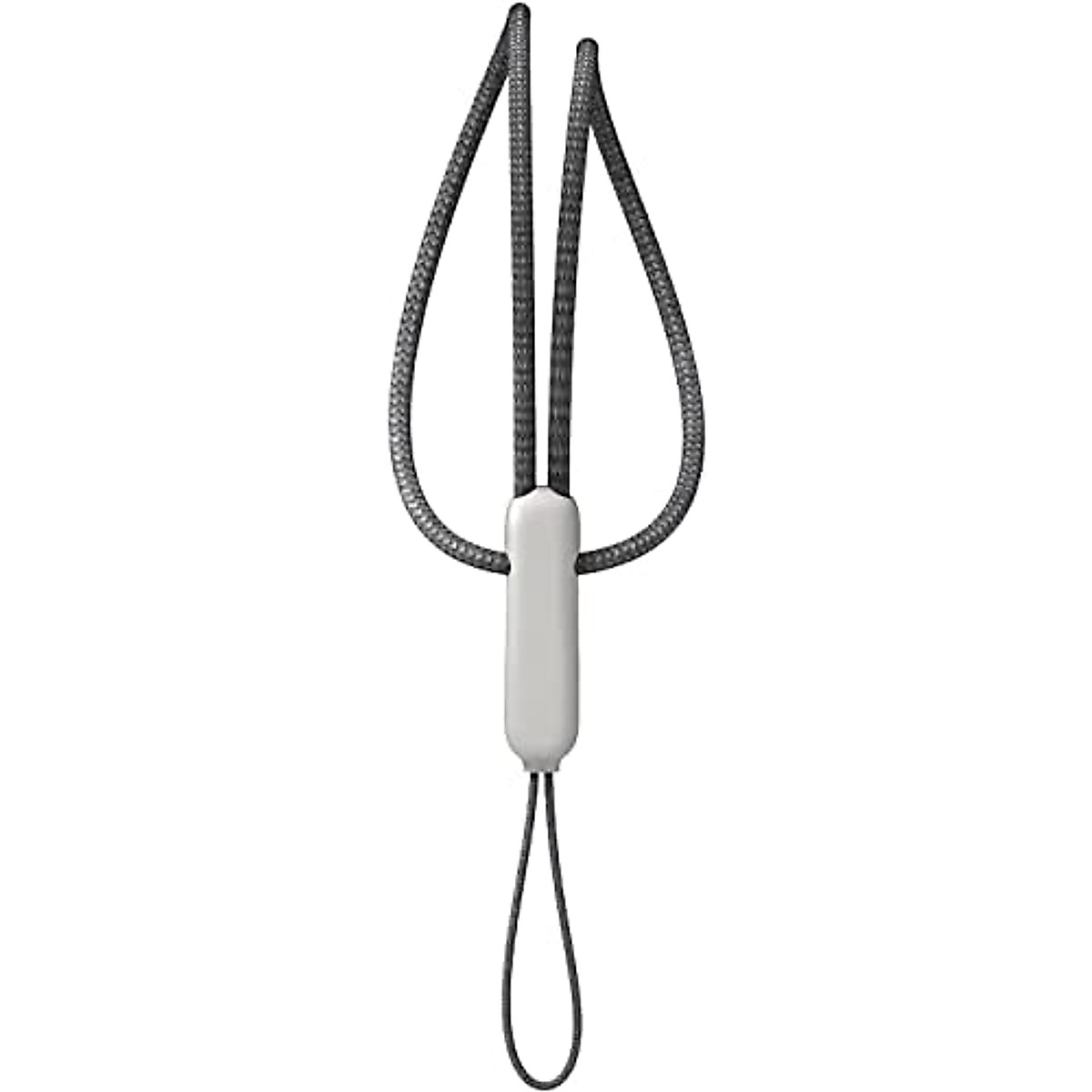 JPLFYRE Lanyard for AirPods Pro 2nd Generation, Wireless Bluetooth Earbuds Protective Case Soft Silicone Anti-Lost Compatible with (Grey) White