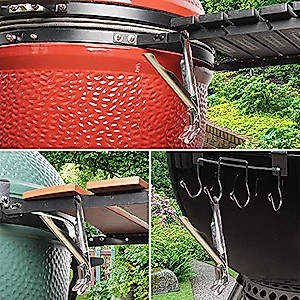 OLAMO Grid Gripper, Grill Gripper, BBQ Universal Grate Lifter, Grill Grid Lifter, Hot Plate Tongs, Cooking Gripper, BBQ Accessories, Grill Accessories, Grill Gripper