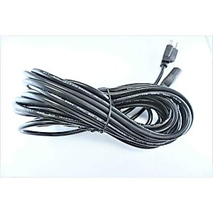 [UL Listed] OMNIHIL 30 Feet Long AC Power Cord Compatible with TSC TTP-2410MT Thermal Barcode Label Printer
