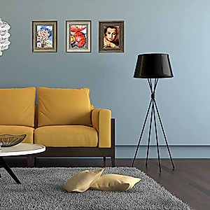 XUANLUO 3 Pack 5x7 Inch Farmhouse Rustic Picture Frame Sets Distressed Farmhouse Plastic Frame withTempered Glass for Wall Mount or Tabletop Display