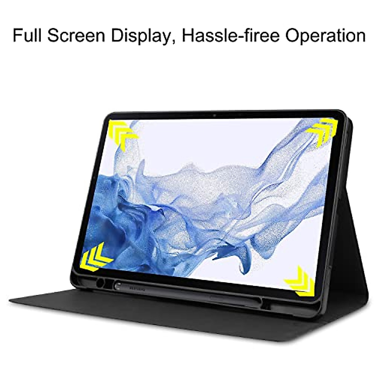 Tablet PC Case Case Compatible with Samsung Galaxy Tab S8/S7 Case SM-X700/X706/T870/T875 11Inch Tablet, Premium PU Leather Business Stand Folio Cover, W Auto Wake/Sleep Case,Anti-shock, Anti-drop, Pro