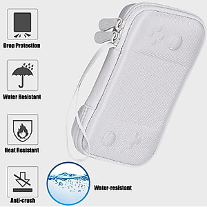 Aenllosi Hard Storage Case Replacement for Backbone One Mobile Gaming Controller (White,Case Only)
