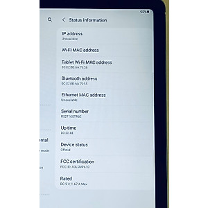 Samsung Galaxy Tab S6 Lite w/S Pen (64GB, 4GB) 10.4’’, Face Unlock, Octa-Core Exynos 9610, 7040mAh Battery Wi-Fi Tablet SM-P610 - US Model (Book Cover + 64GB SD Bundle, Oxford Gray) (Renewed)