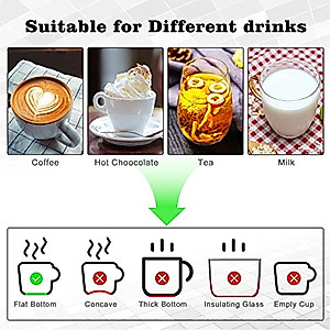 Hot Coffee Warmer Mug Heater: Electric Smart Beverage Cup Warmer Plate with Automatic Switch Gravity Sensor for Desk (Bright White)