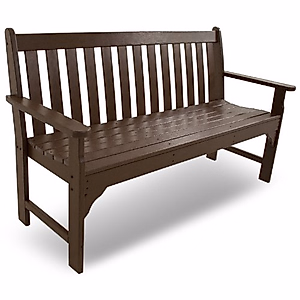 POLYWOOD GNB60MA Vineyard 60" Bench, Mahogany