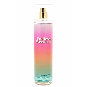 Bath & Body Works Bath and Body Works Endless Weekend Fine Body Fragrance Mist 8 Fluid Ounce (Endless Weekend), 8 Fl Oz (Pack of 1)