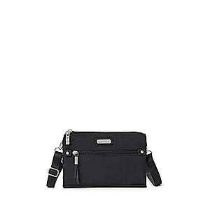 Baggallini womens New Classic Bag Subway Small Crossbody, Black, One Size US