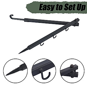 Highwild Tree Stand Folding Bow Hanger Gear Hanger Multi Hanger - Pack of 3