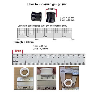 9/16 gauges 14mm Ear gauges 00g 0 00 Tunnels gauges 00g 0g Plugs Ears Women Men Wood 9/16 Gauge 14mm