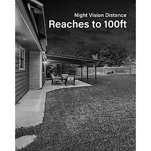 ANNKE 4 Pack 1080P HD TVI Home Security Camera Outdoor Indoor, 1920TVL, IP66 Waterproof, Night/Day Vision, Surveillance CCTV Bullet Camera