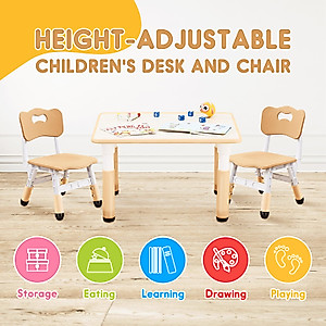 Kids table and chairs, Toddler table and chairs, Kids table( 2 chairs ), Kids table and chair set, Kids table and chair set 5-8 year old, Toddler table and chair set with 8 leg covers +12 color pens