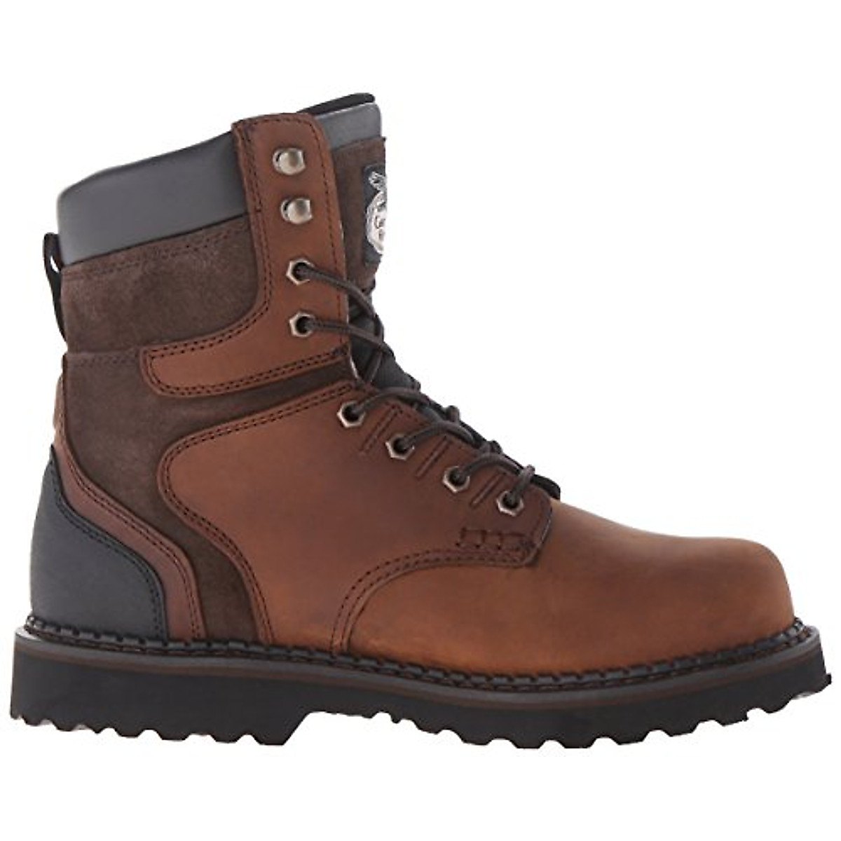 Georgia Boot Unisex-Adult Brookville 8' Work Boot-M Men BRN, Dark Brown, 10.5
