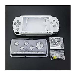 Gametown New Replacement PSP 1000 Full Housing Shell Cover with Buttons Screws Set -White.