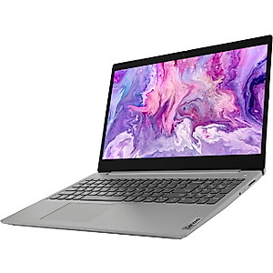 Lenovo 2022 IdeaPad 3 15.6" FHD Laptop AMD Dual-Core Ryzen 3 3250U 8GB RAM DDR4 128GB M.2 NVMe SSD AMD Radeon Graphics HDMI Card Reader BT Webcam Platinum Grey Windows 10 Home w/RE 32GB USB 3.0 Drive