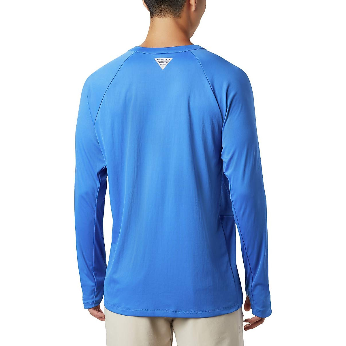 Columbia Men's PFG Buoy Knit Long Sleeve Shirt, Vivid Blue, Large