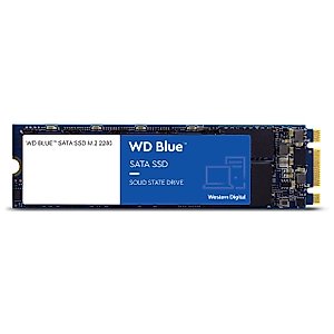 Western Digital 2TB WD Blue 3D NAND Internal PC SSD - SATA III 6 Gb/s, M.2 2280, Up to 560 MB/s - WDS200T2B0B