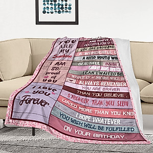 Joyloce Sweet 13th Birthday Gifts for Girls Blanket 60"x50", Sweet 13 Gifts for Girls - Best 13th Birthday Gift Ideas - Funny Gift for 13-Year-Old Girl - 13th Bday Party Decorations for Women Blankets