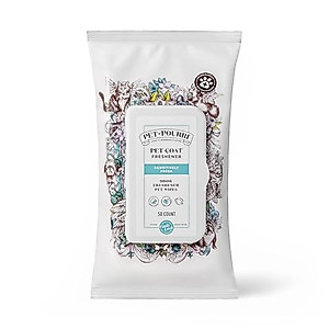 Pet-Pourri Odor Eliminating Wipes, Pawsitively Fresh, 50 Count - Jasmine, Fresh Air and Pear (Veterinarian Recommended)