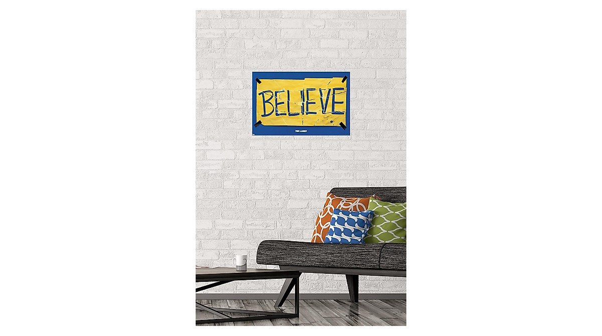 Trends International Ted Lasso - Torn Believe Wall Poster, 22.4L x 14 ...