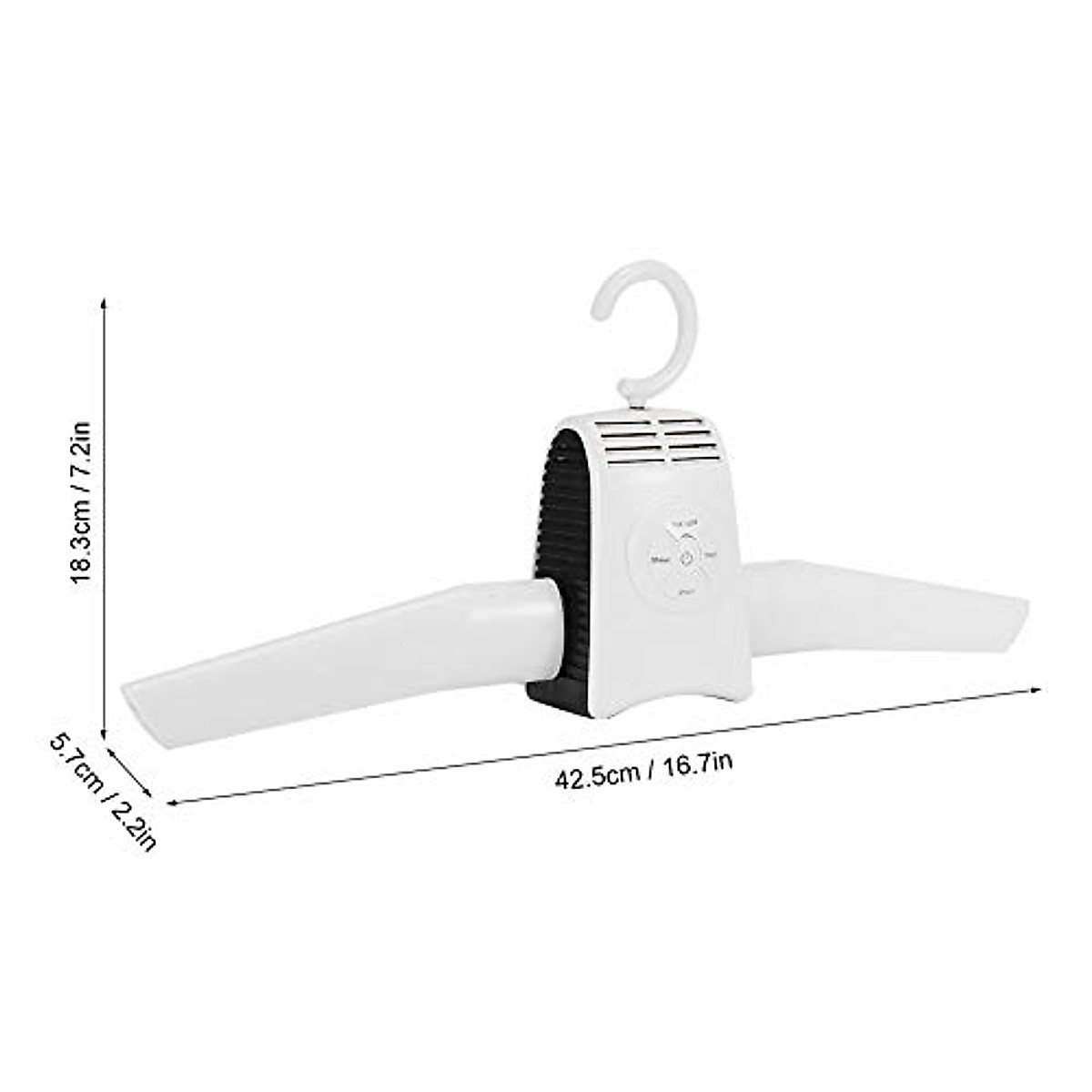 Qinlorgo Multi Air Outlet Clothes Dryer, Hot And Cold Dual Mode Foldable Clothes Dryer Lightweight And Portable Laundry Shoes Hanger For Home(US 110‑240V)