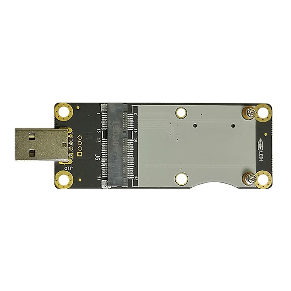 EXVIST 4G LTE Industrial Mini PCIe to USB Adapter W/SIM Card Slot for WWAN/LTE 3G/4G Module Applicable for M2M & IoT Applications Like Raspberry Pi Industrial Router IP Camera Digital Signage etc.