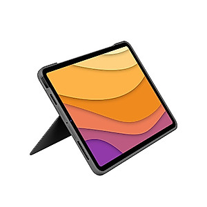 Logitech Combo Touch Keyboard Folio for iPad Air 10.9" 5th & 4th Gen Oxford Gray (Renewed)