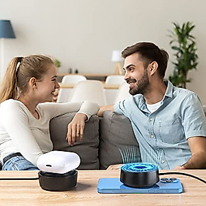 DTZY Magnetic Wireless Charger Phone Cooler, 15W Fast Charging Compatible with Radiator Wireless Charging for iPhone 14/13/12 Series,Magsafe Wireless Charging for Gaming Video Live Streaming Black