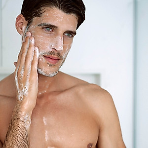 AHAVA Men's Exfoliating Cleansing Gel - Helps Against Clogged Pores, Smoothes & Cleans, Refreshes & Energizes the Skin with exclusive Osmoter & antioxidant botanic complex: G-Force, 3.4 Fl.Oz