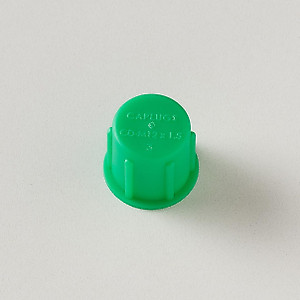 Caplugs CD-M-12X1.5 CD-M Series – Plastic Threaded Cap for Metric Fittings 200 Pack, Green LD-PE, Thread Size M12 x 1.5 Protective Closures, Dirt Seals, Masking, Painting, Plating (99395419)