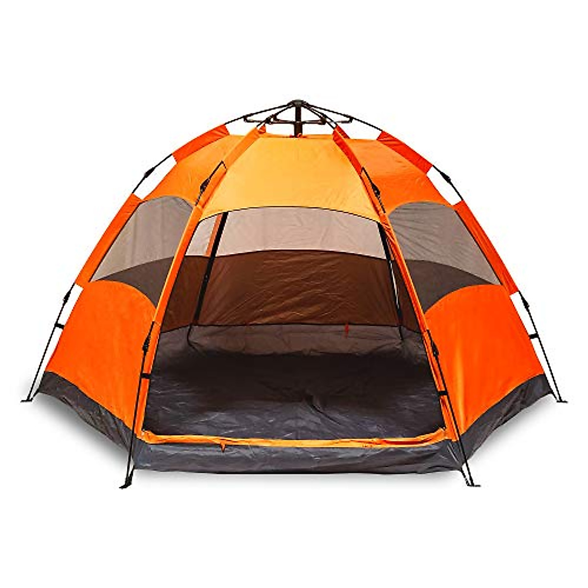 BornTech 1 Minute Instant Easy Setup Pop Up Camping Tent Light Weight Backpacking Tent Waterproof Windproof for Camping, Hiking, Outdoor Festivals, Beach (Fit up to 3 Adults or 6 Kids)
