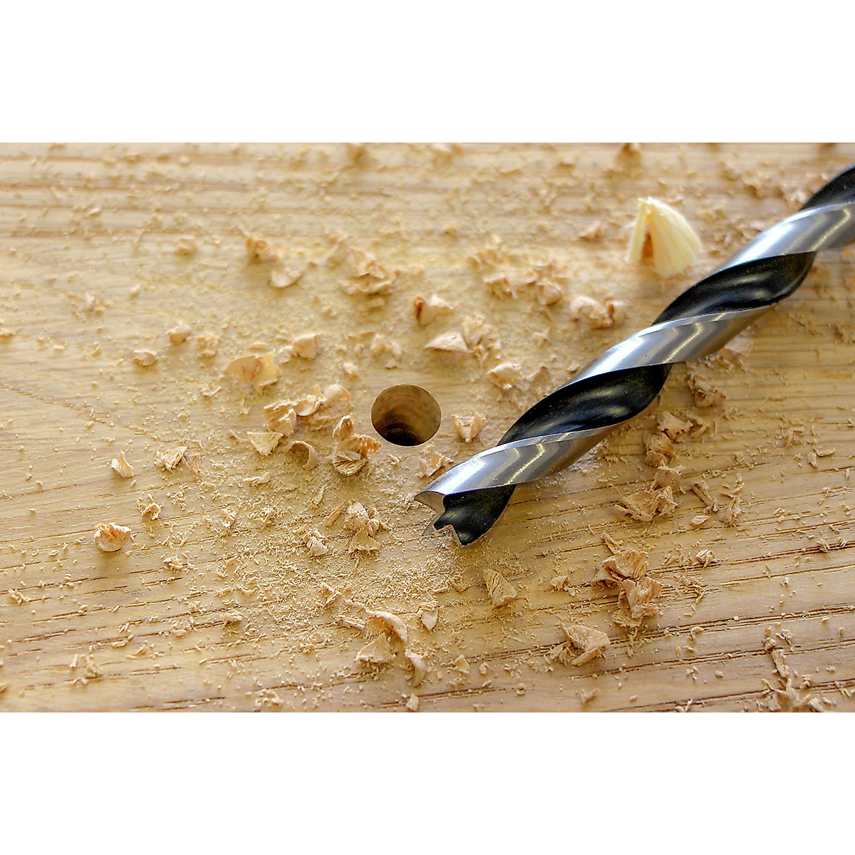 Fisch Brad Point Drill Bits (6mm x 93mm) - Premium Drill Bits for Soft, Hard, Veneered and Laminated Wood, MDF and Acrylic Glass - Beveled Edge for Fast, Easy Cutting - FSF-003977 - Made in Austria