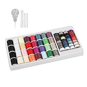 NEX Sewing Thread Kit, Mini Spools and Bobbins for Sewing Machine, Hand Sewing