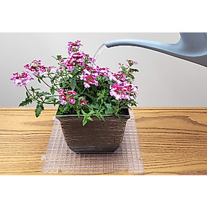 Creator's Waffle Grid 4-Pack - As Seen On HGTV/DIY Cool Tools Network - 100% USA - Solid Bottom Modular Surface - Glass Cutting, Small Parts, Liquid Containment, Grow Room, Etc. - Home, Office, Shop