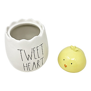 Rae Dunn Easter Food Storage Canisters with Air tight lid (Tweet Heart Egg/8 in Height)