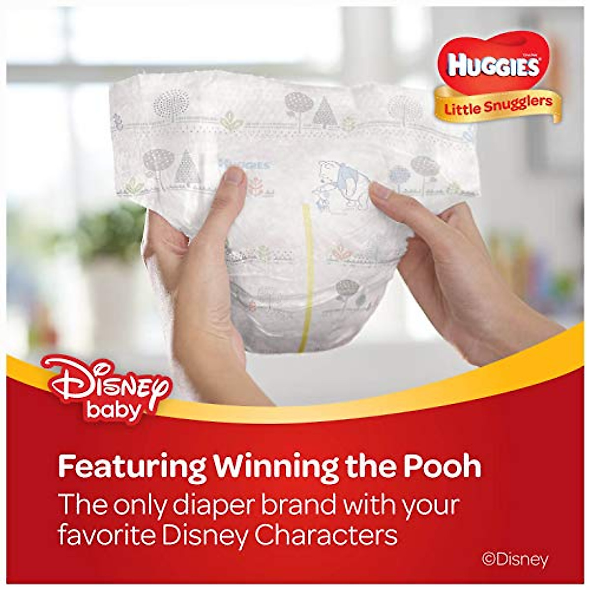 Huggies Little Snugglers Baby Diapers, Size 3, 162 Count, Unscented, Hypoallergenic, DryTouch Liner, Pocketed Waistband, Wetness Indicator, Double Grip Strips