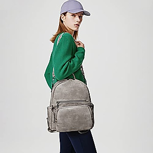 YIQUN Backpack Purse for Women, Leather Purse Backpack Shoulder Bags Fashion women backpack Travel Backpack with Belt Bag