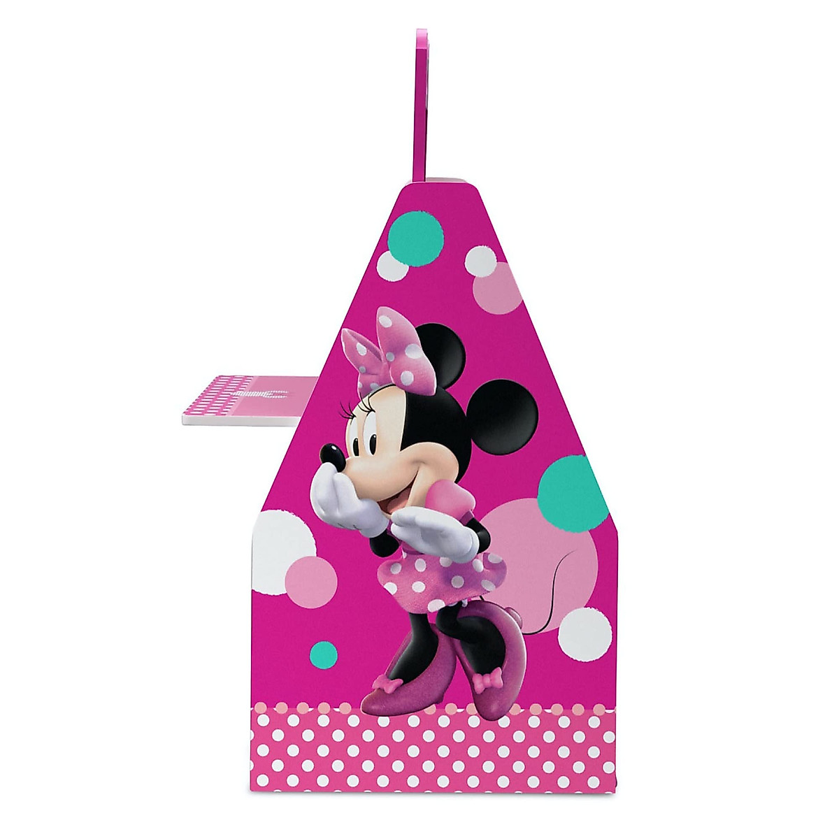 Delta Children Kids Easel and Play Station – Ideal for Arts & Crafts, Drawing, Homeschooling and More - Greenguard Gold Certified, Disney Minnie Mouse