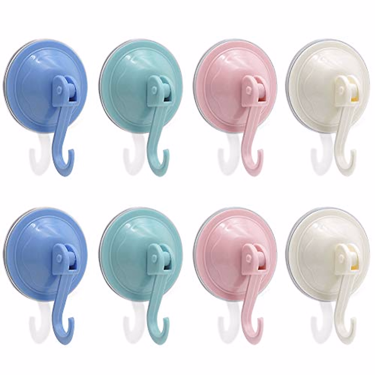 Suction Cup Hooks, Removable Power Lock Vacuum Shower Suction Hooks for Bathroom Towel Kitchen Livingroom Wall Hanger(80 Pack)